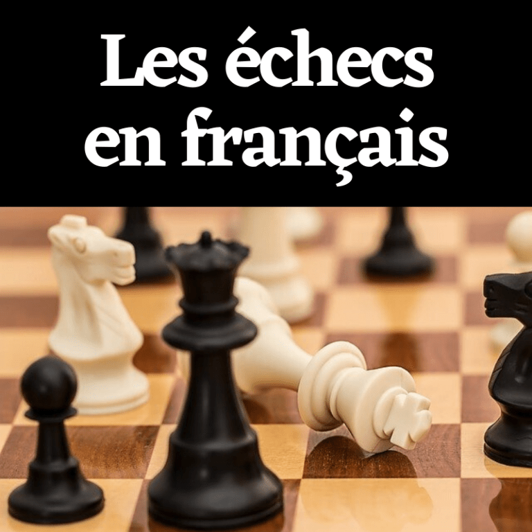 Les échecs en français – Regard sur le français