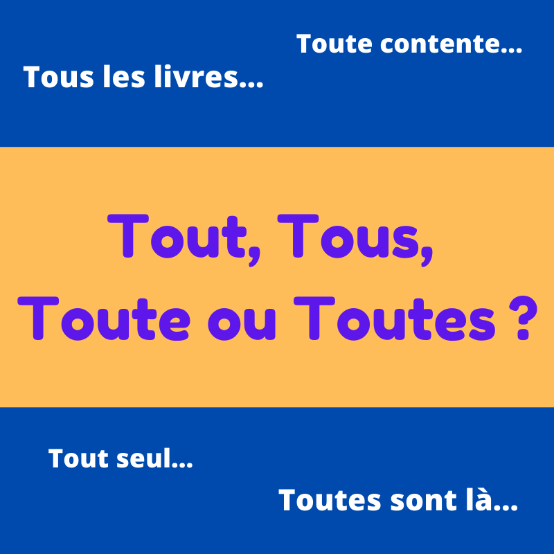 Tout, Tous, Toute ou Toutes ? – Regard sur le français