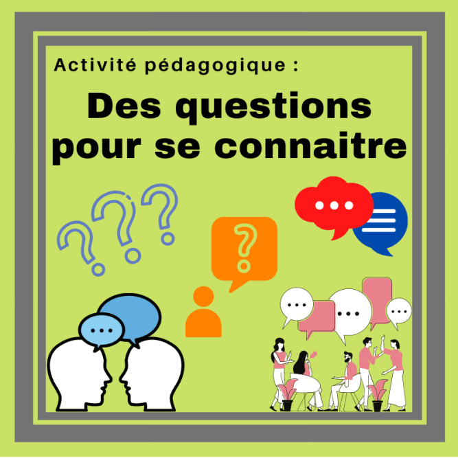 Activité pédagogique : Des questions pour se connaitre – Regard sur le ...