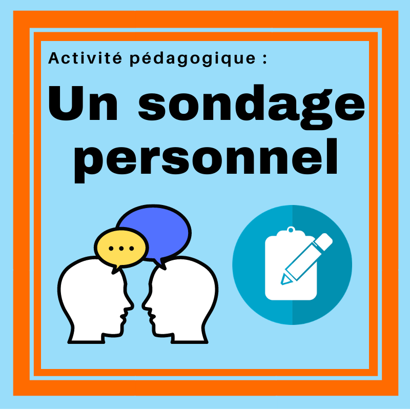 Activité pédagogique : Un sondage personnel – Regard sur le français