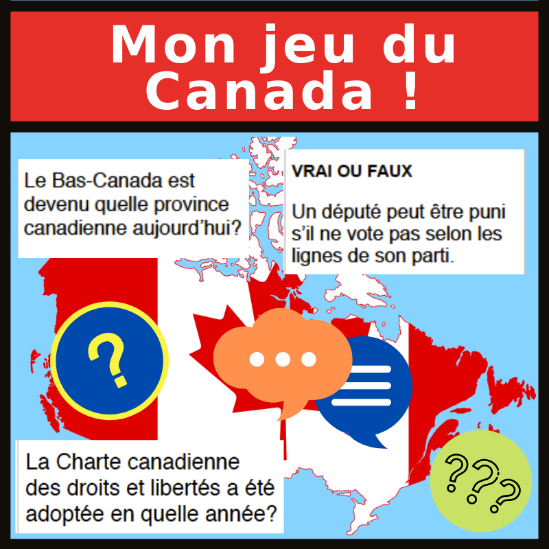 Mon jeu du Canada ! – Regard sur le français