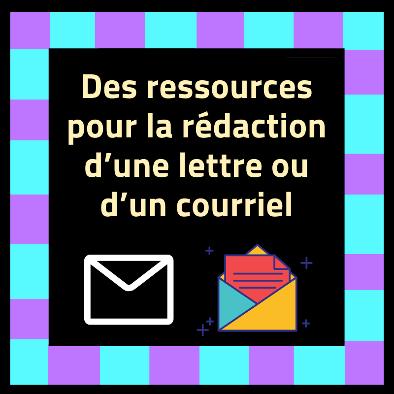 Des ressources pour la rédaction d’une lettre ou d’un courriel – Regard ...